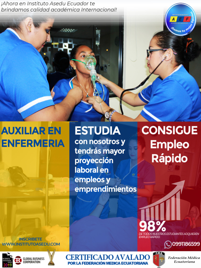 Portafolio de Asedu Auxiliar Enfermeria 2024 1 | PDF | Enfermería | Medicina