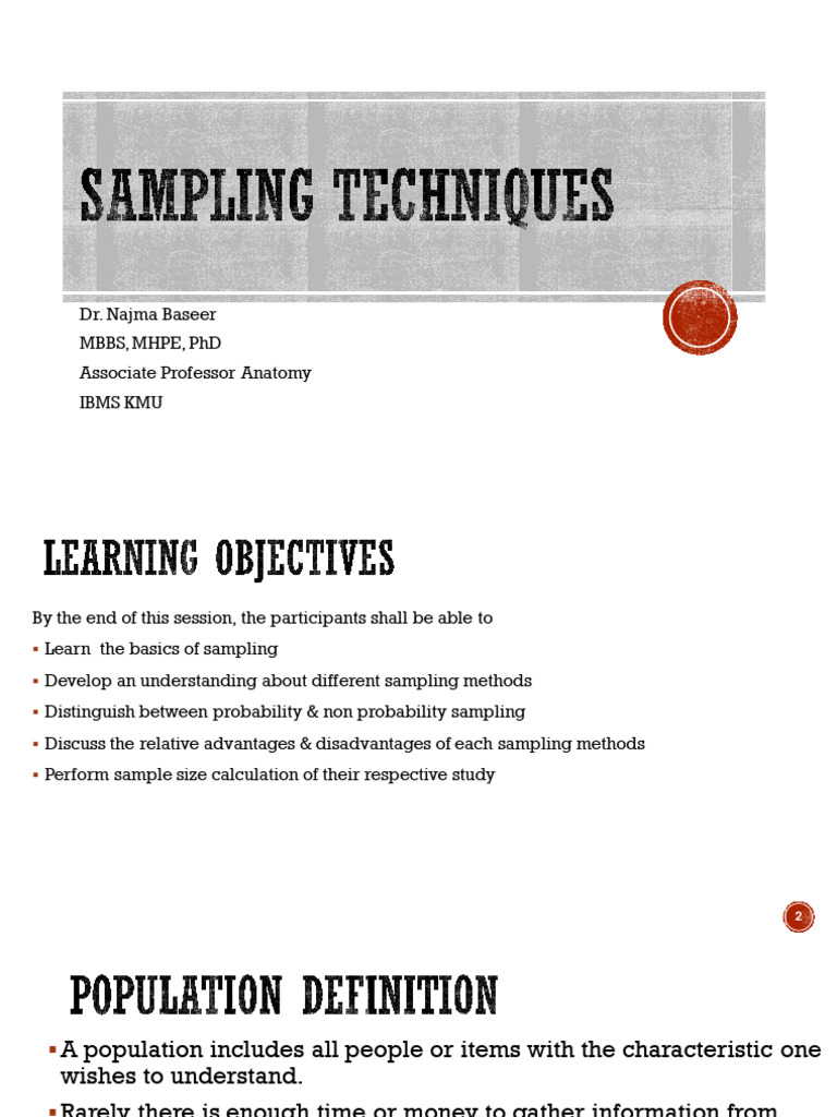 Sampling Techniques 1 | Download Free PDF | Sampling (Statistics) | Science Sampling Techniques 1 | Download Free PDF | Sampling (Statistics) | Science