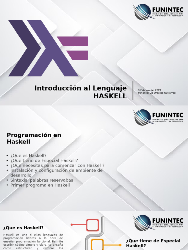 HASKELL | PDF | Programación de computadoras | Distribución de Linux