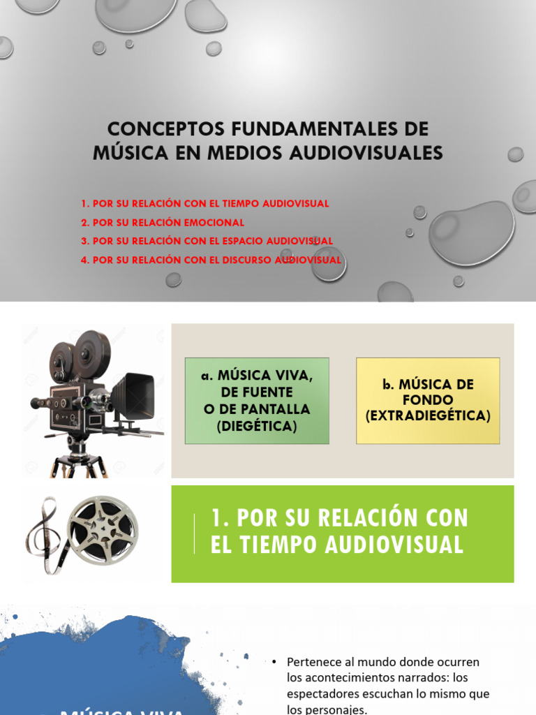 Conceptos Fundamentales de Música en Medios Audiovisuales | PDF | La ...