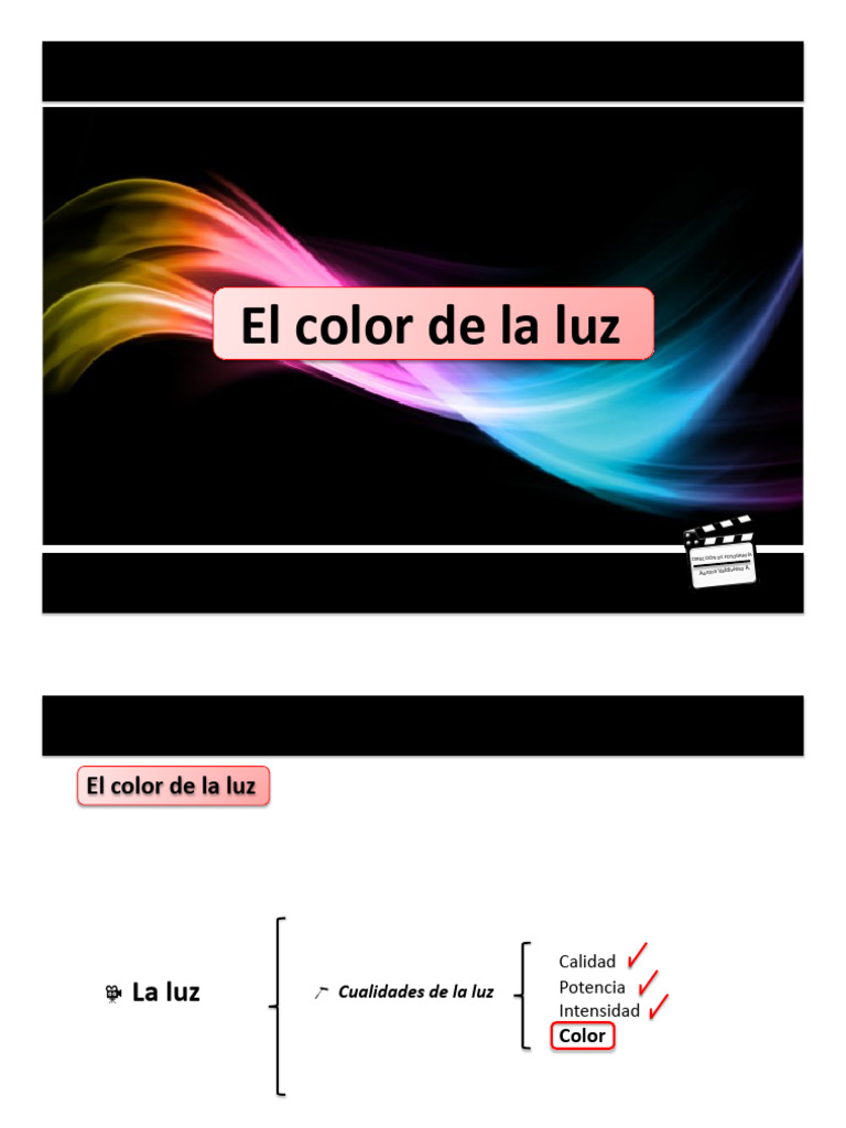 El Color de La Luz | PDF | Color | Ligero