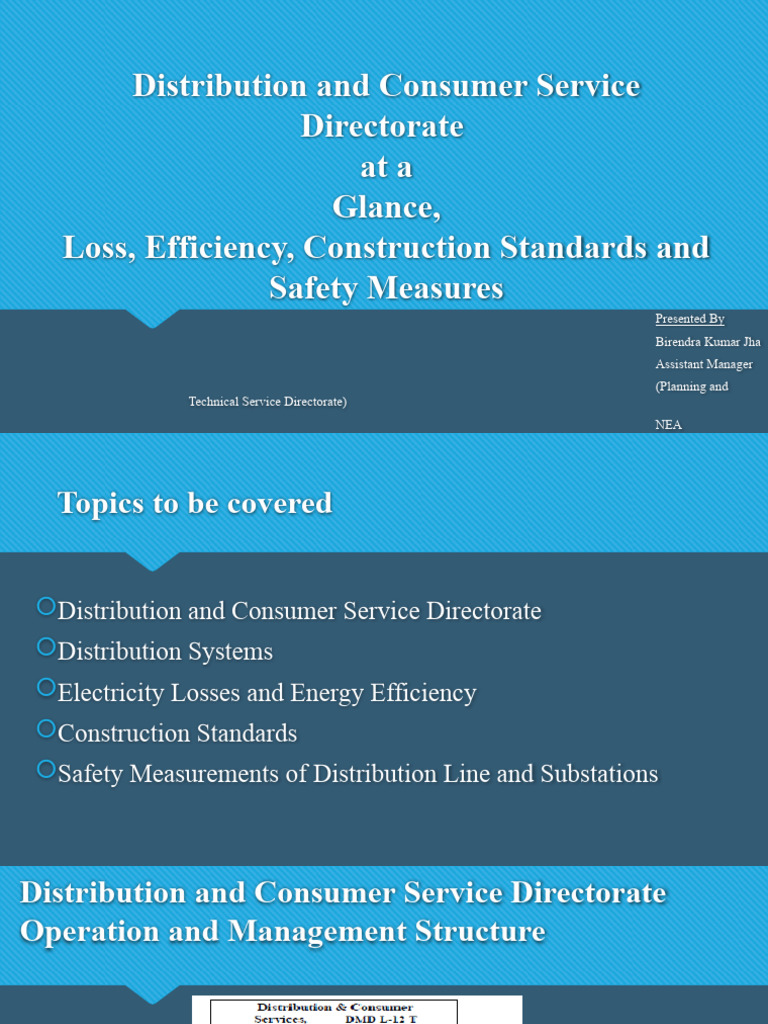 Distribution System at a Glance | PDF | Electric Power Distribution | Electrical Substation