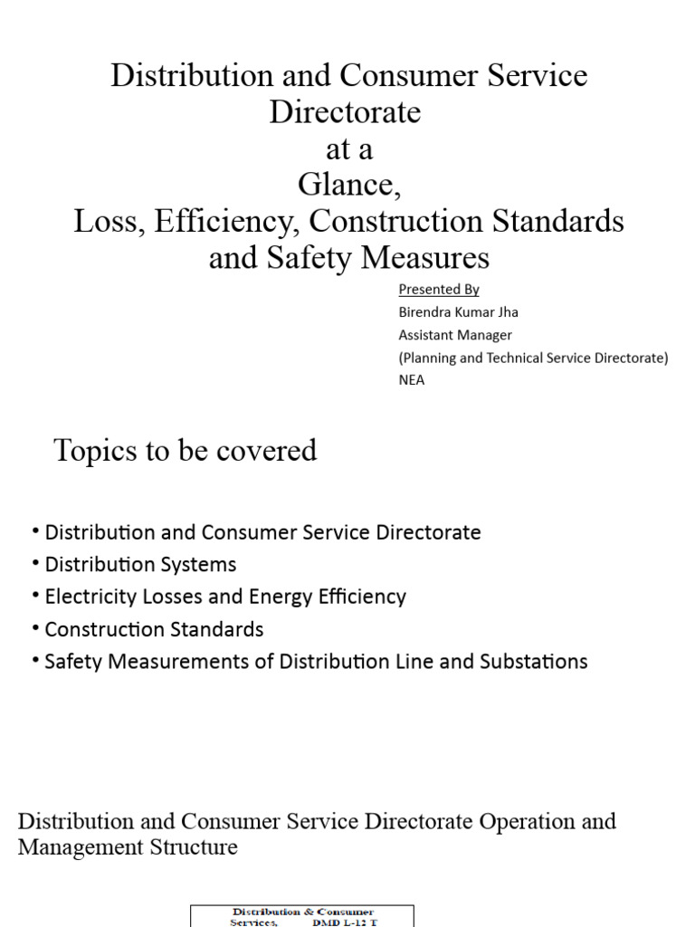 Distribution System at A Glance | PDF | Electric Power Distribution | Electric Power Transmission
