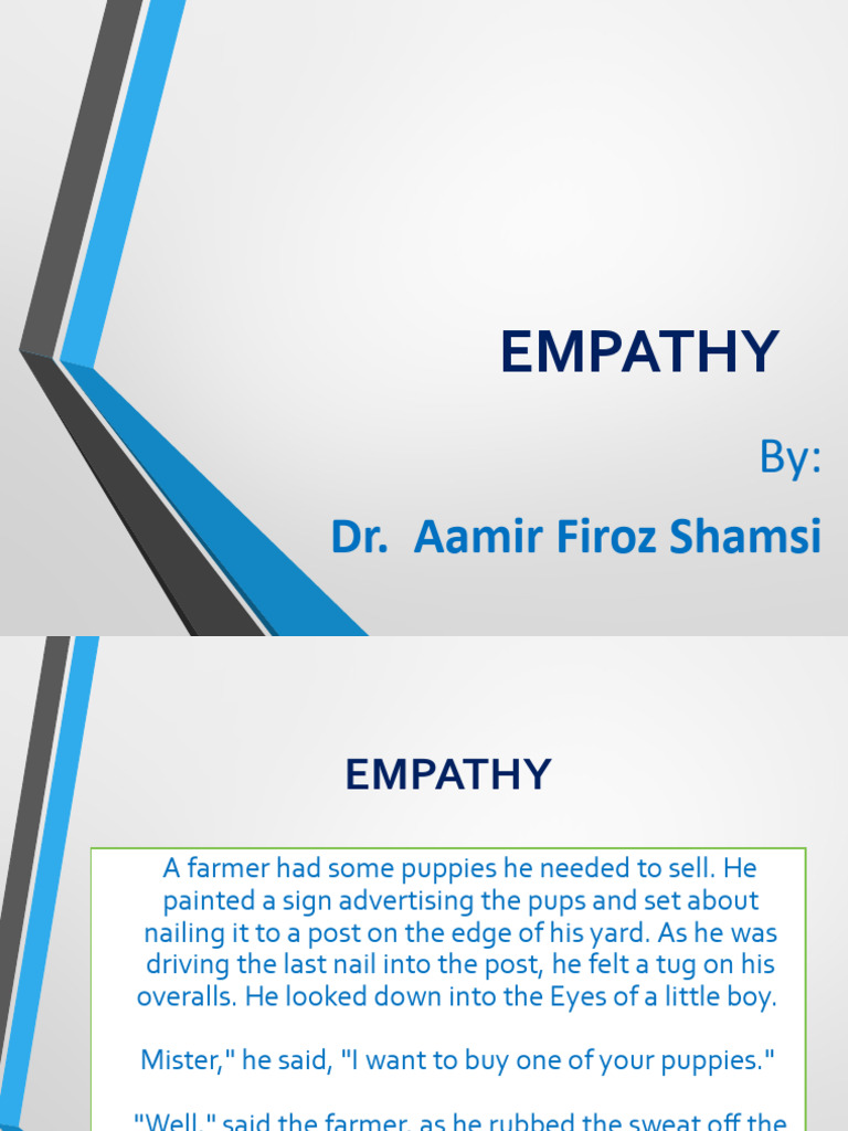 Chapter 2 - Empathy 18032022 110426am | PDF | Empathy | Sympathy