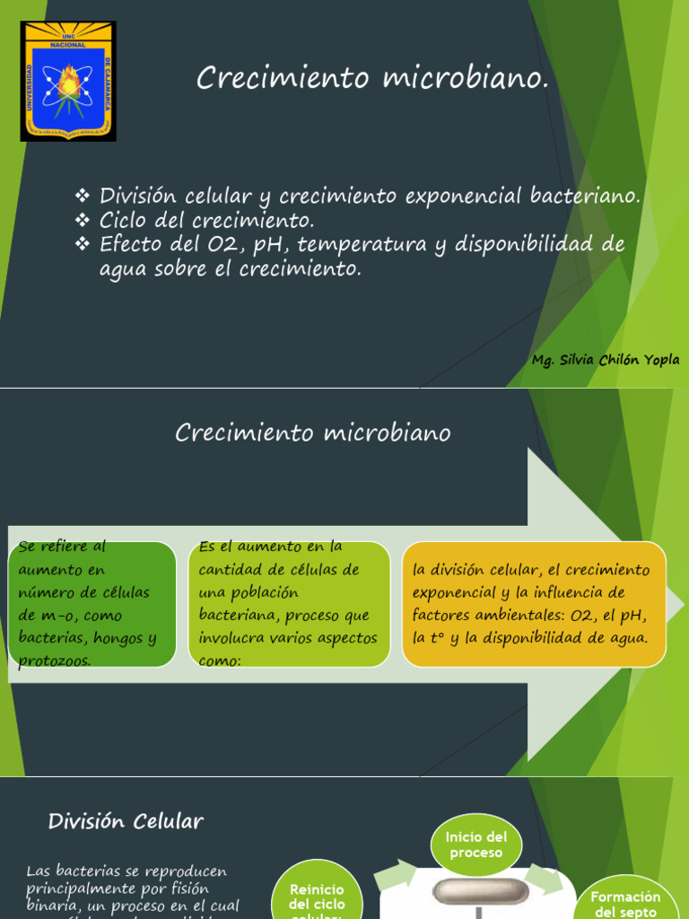 Factores del Crecimiento Microbiano | PDF | Biología Celular) | Las bacterias