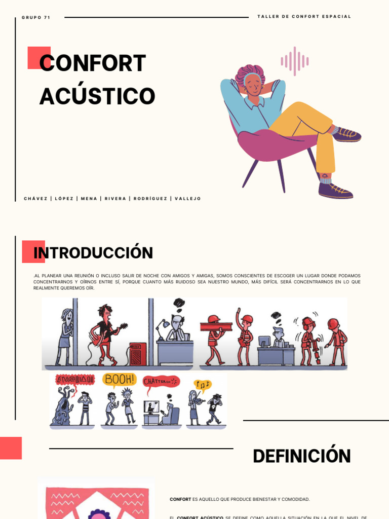 Confort Acústico | PDF | Sonido | Aislamiento térmico
