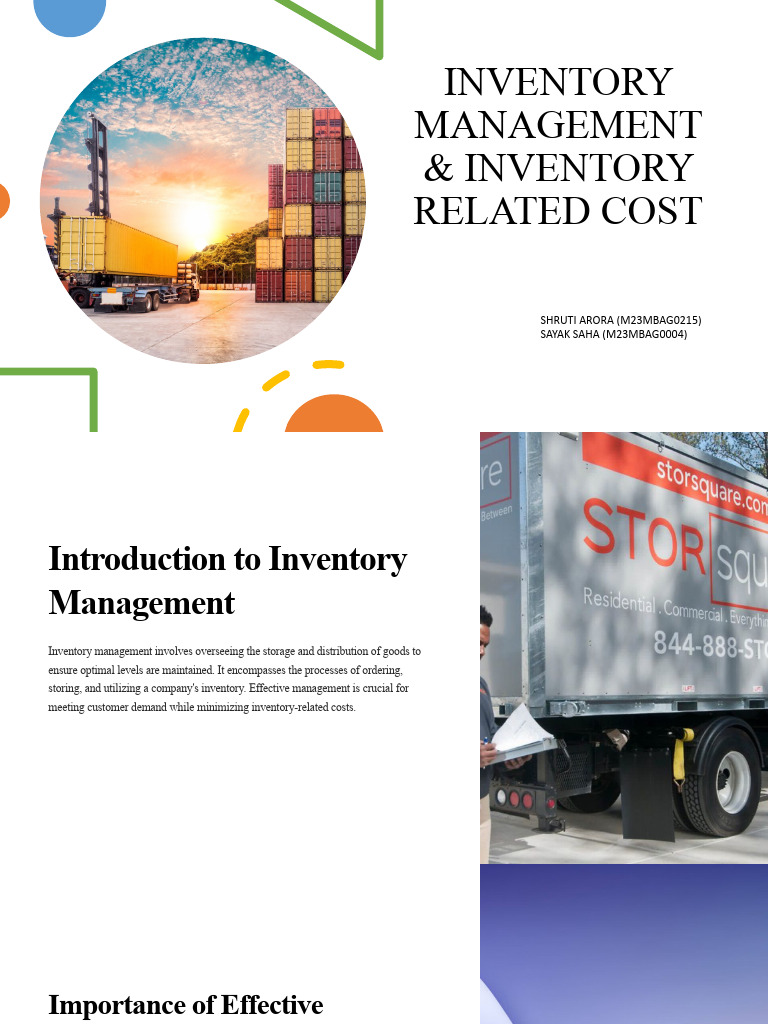 Introduction To Inventory Management | PDF | Inventory | Supply Chain