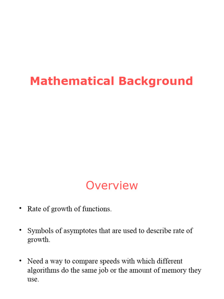 Algorithm Efficiency Basics | PDF | Mathematical Relations ...