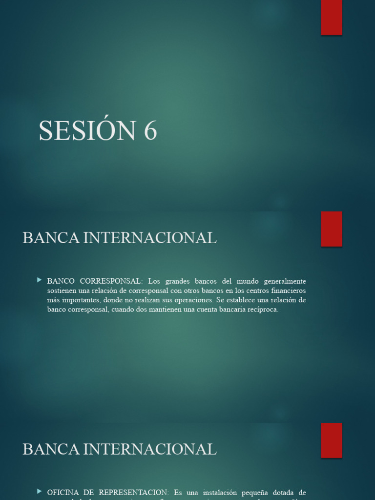 Sesión 6 | PDF | Bancos | Bolsa