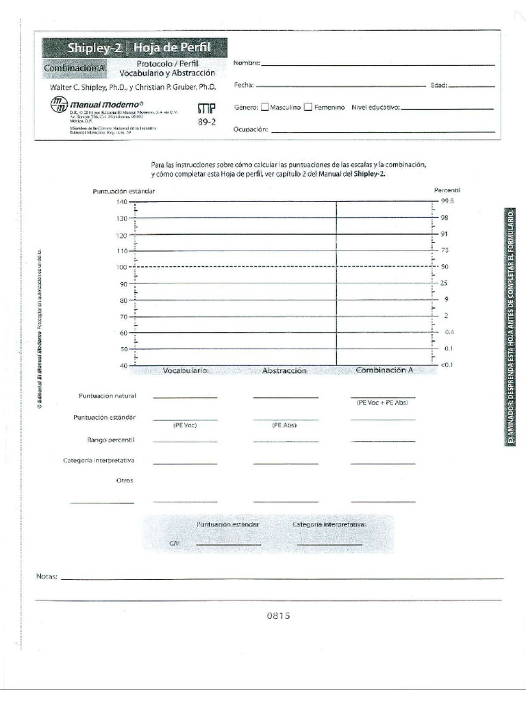 Protocolo Shipley 2 | PDF
