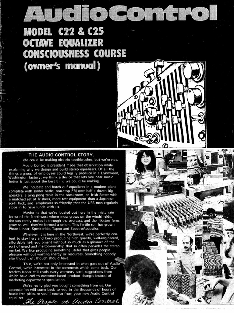 Audio Control EQ C-22 | PDF