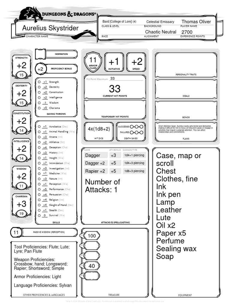 Aurelius Skystrider | PDF
