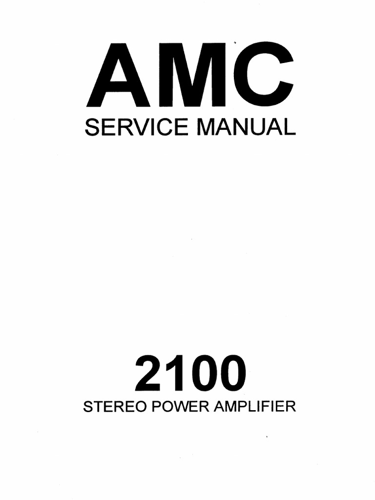 Amc 2100 | PDF
