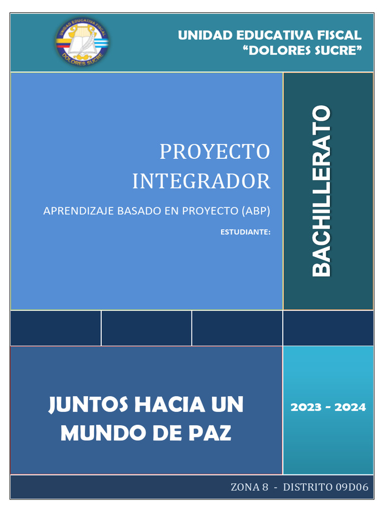 Proyecto Integrador Documento Final | PDF | Paz | Aprendizaje