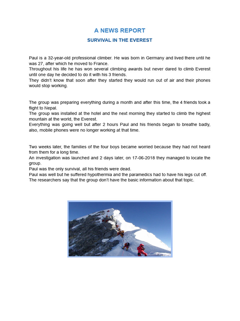 Writting News Report | PDF