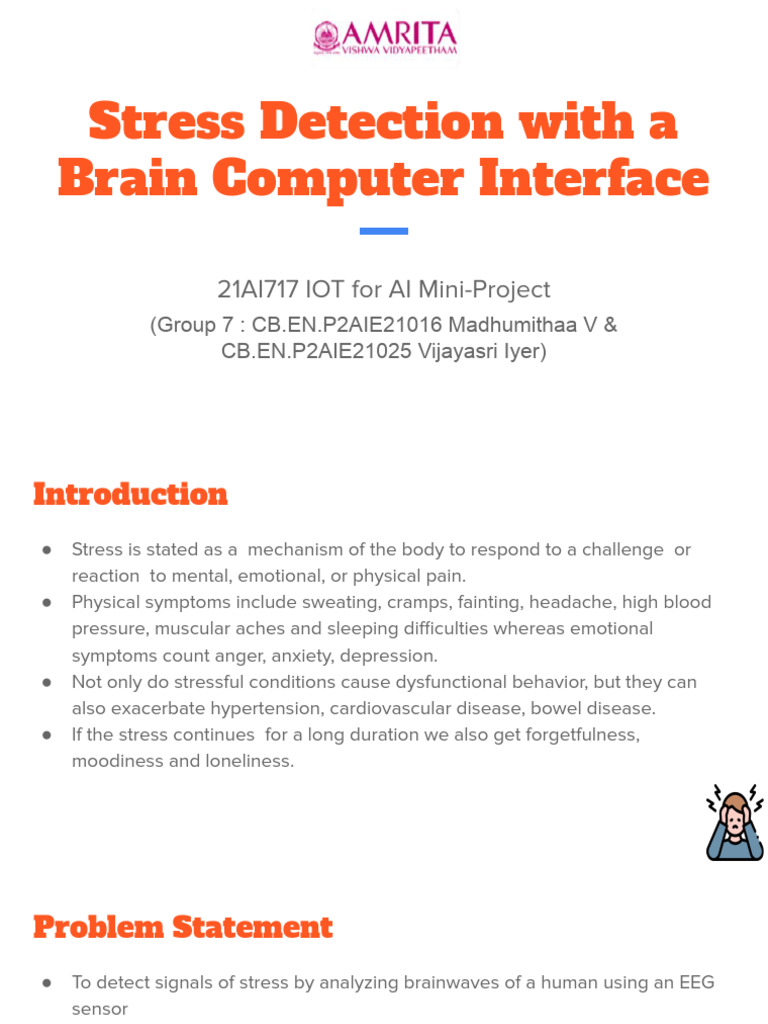 IoT Mini | PDF | Electroencephalography | Stress (Biology)