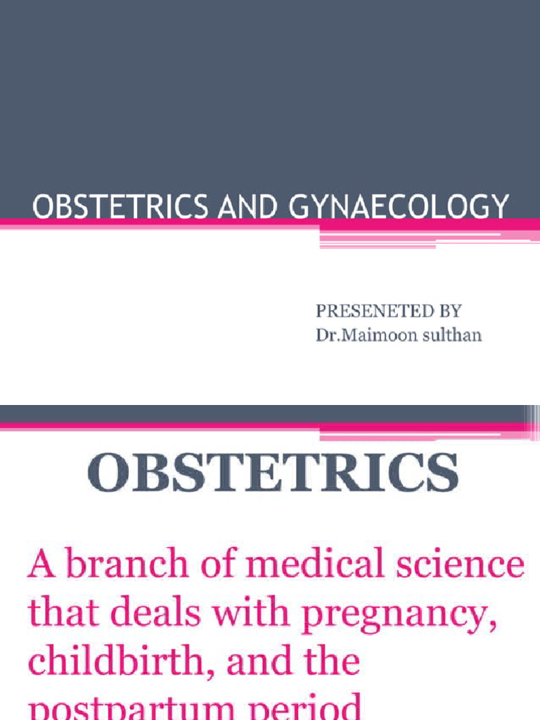 Obstetrics Gynecology | PDF