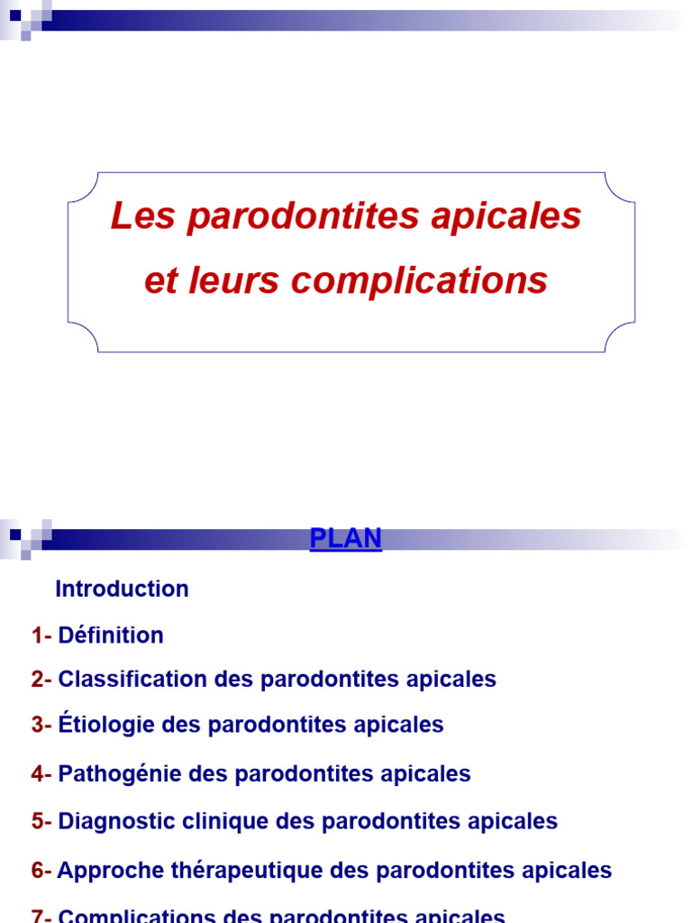 20 Parodontites Apicales | PDF | Inflammation | Macrophage