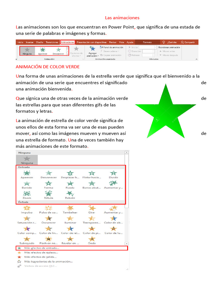 Las Animaciones | PDF