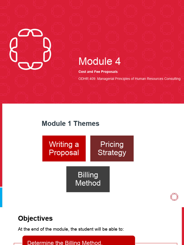 Odhr409 M4 PPT | PDF | Pricing | Methodology