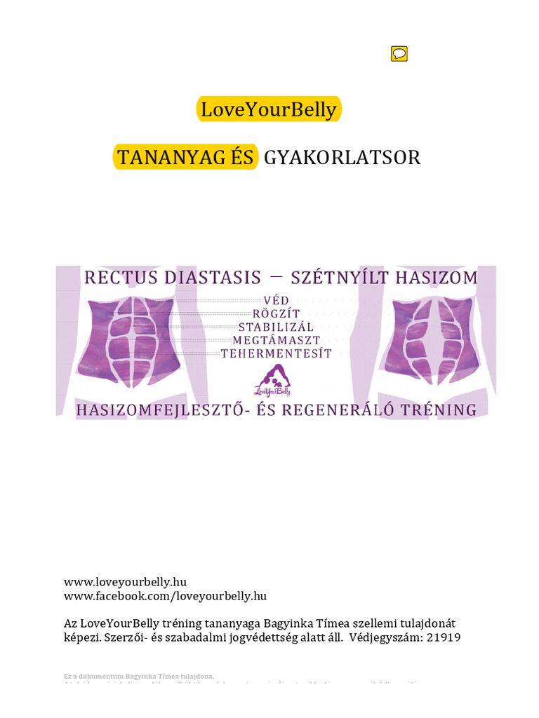 LoveYourBelly Tananyag | PDF