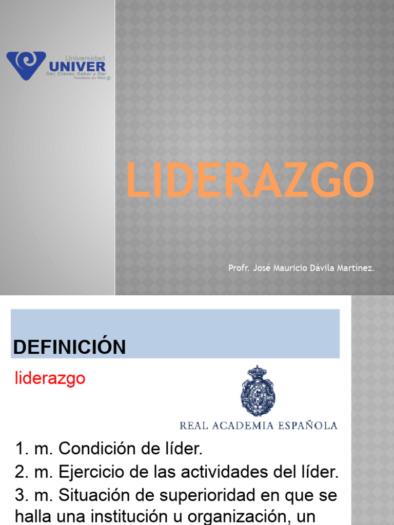 Definición y Tipos de Liderazgo | PDF | Liderazgo | Empoderamiento