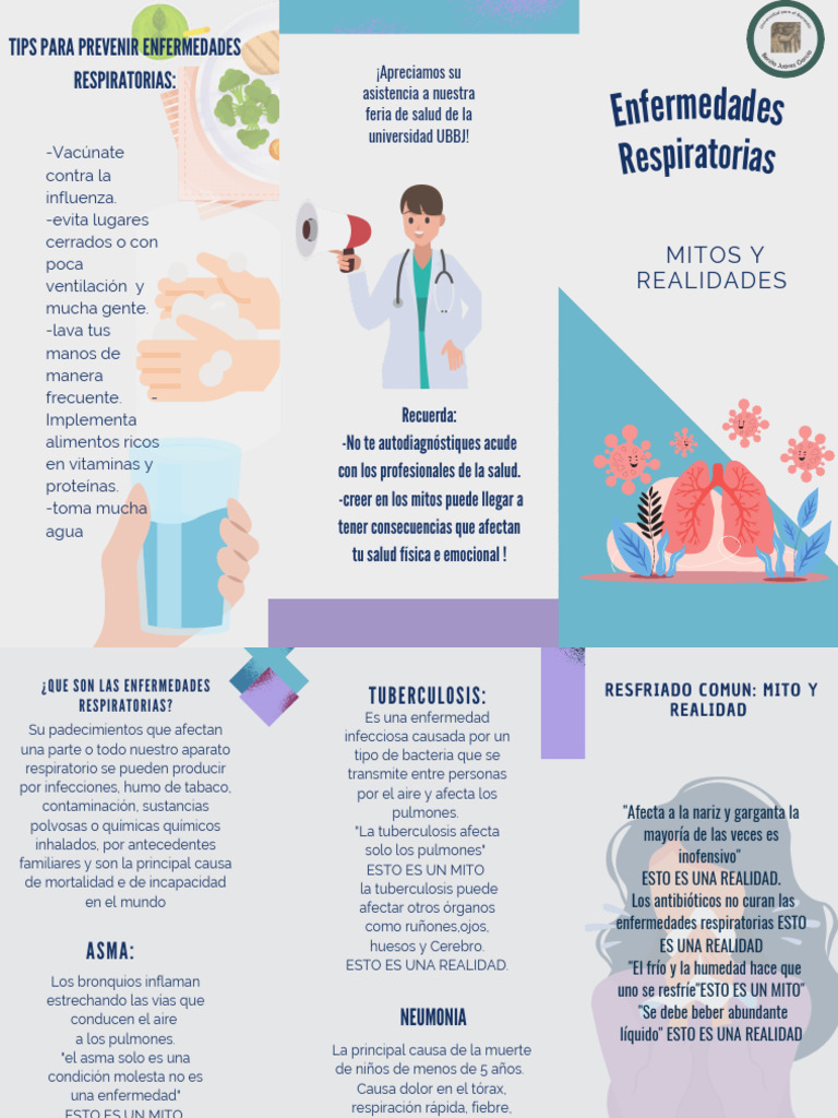 Tríptico Feria de Salud2 - 20231117 - 101854 - 0000 | PDF | Neumonía | Resfriado comun