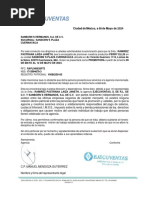 Carta Poder Telmex | PDF | Derecho