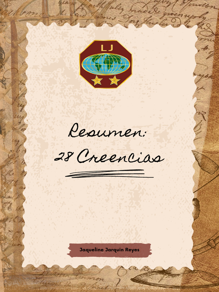 28 Creencias | Descargar gratis PDF | eucaristía | Salvación