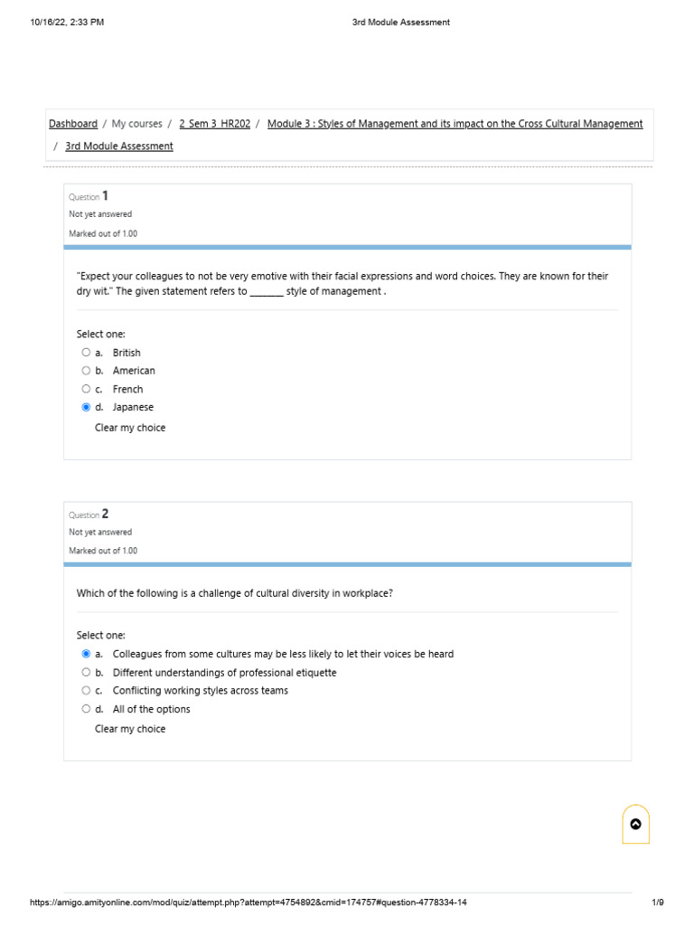 3rd Module Assessment CCM | Download Free PDF | Social Psychology ...