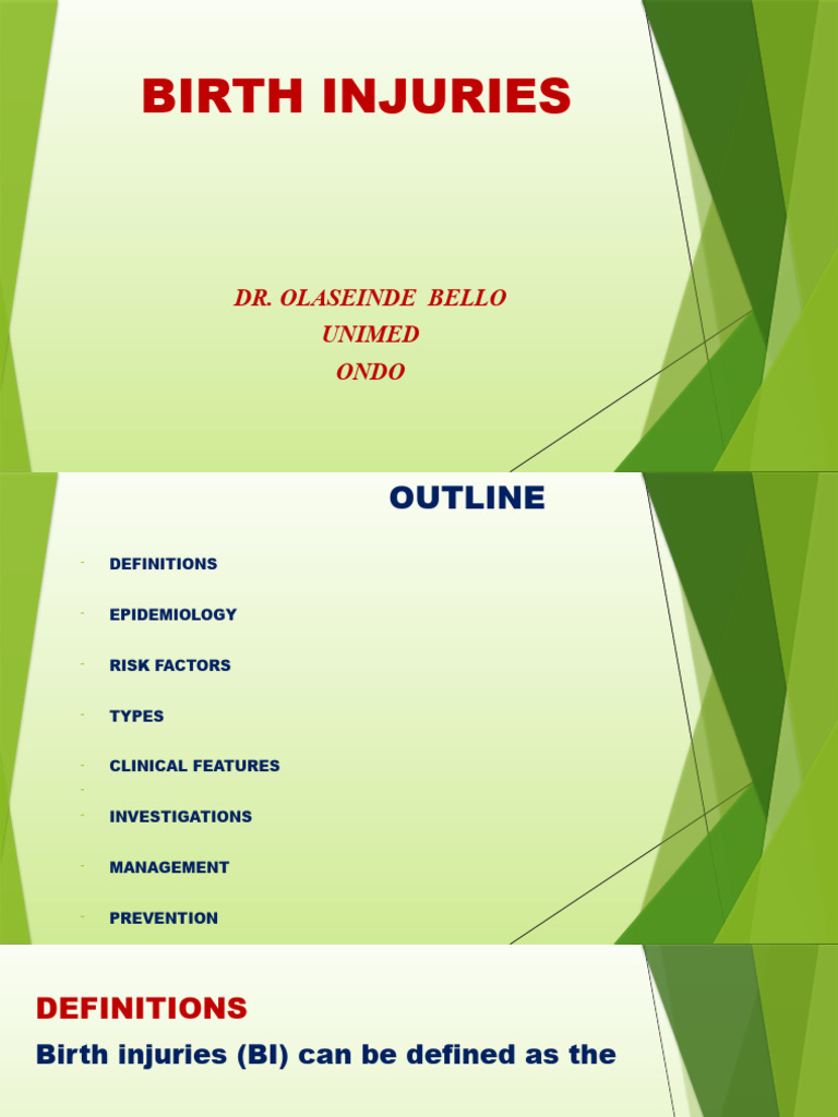 BIRTH INJURIES | PDF | Childbirth | Bleeding