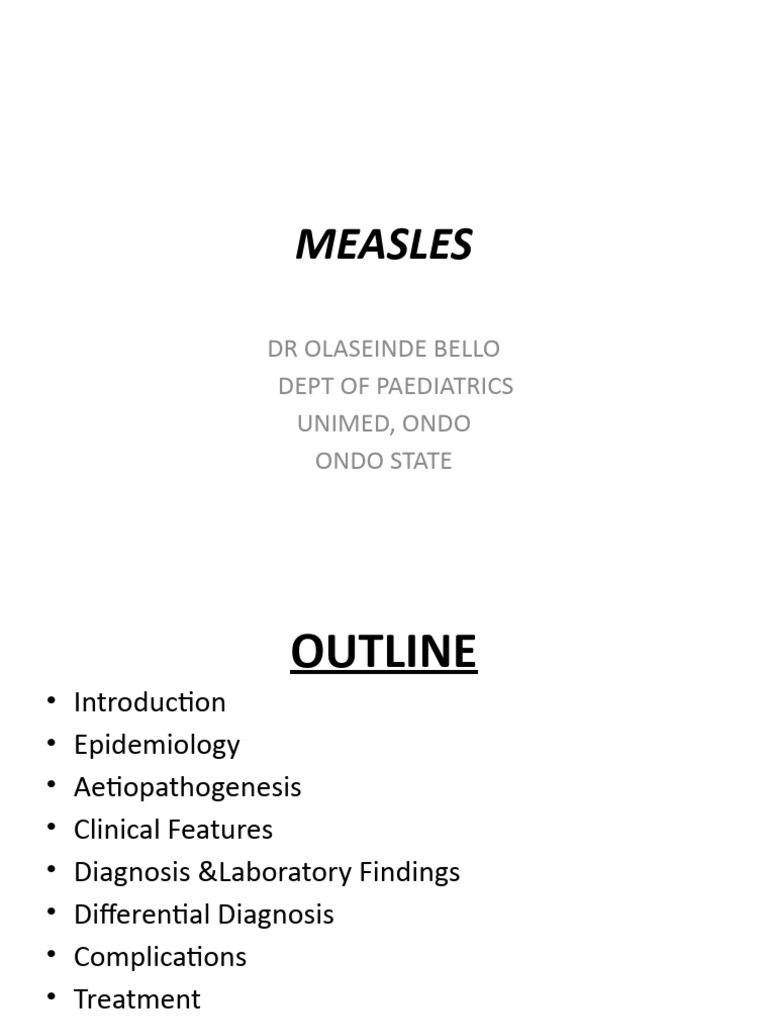 Measles | PDF | Measles | Infection