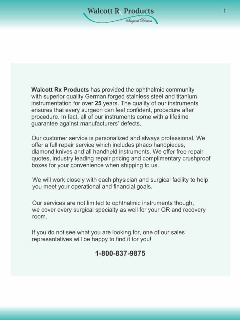 2019 Instrument Catalog | PDF | Medical Equipment