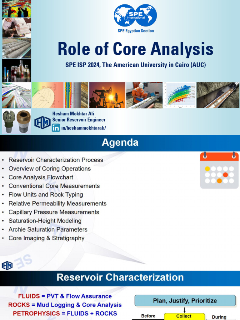 Role of Core Analysis 1714389940 | PDF