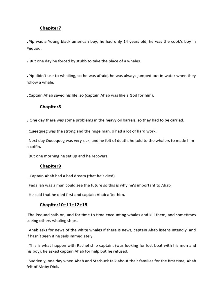 moby dick | PDF | Moby Dick | Captain Ahab