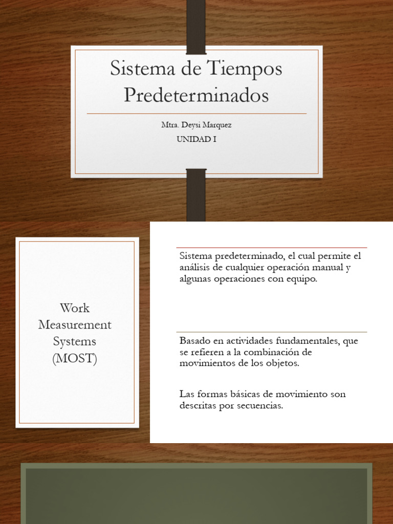 Sistema de Tiempos Predeterminados | PDF | Presupuesto