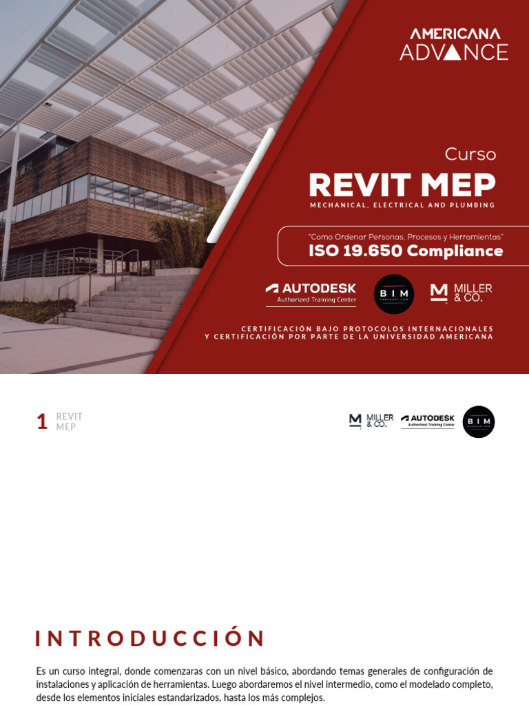 Brochure BIM Curso Revit Mep | PDF | Autodesk Revit | Informática
