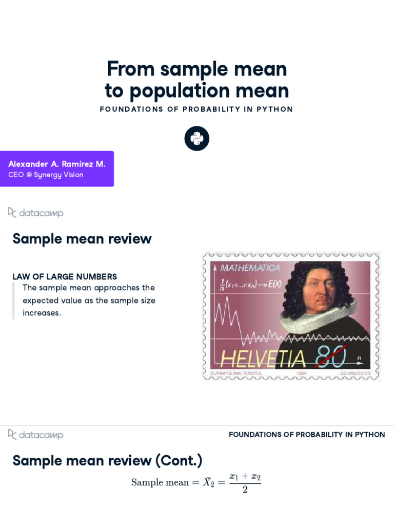 Foundations of Probability in Python - Part 4 | PDF | Mean | Logistic Regression