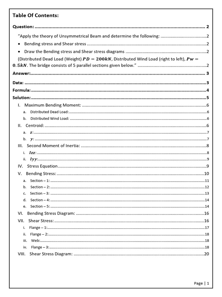 Assignment | PDF | Bending | Beam (Structure)