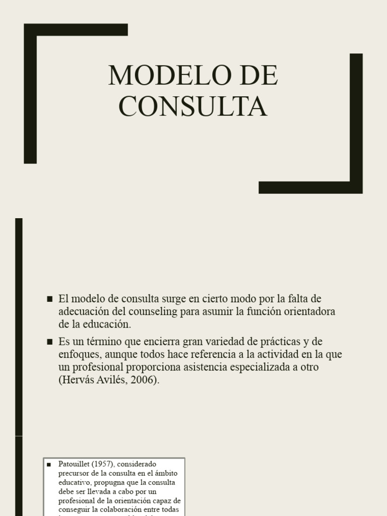 Modelo de Consulta Educativa | PDF | Maestros | Business