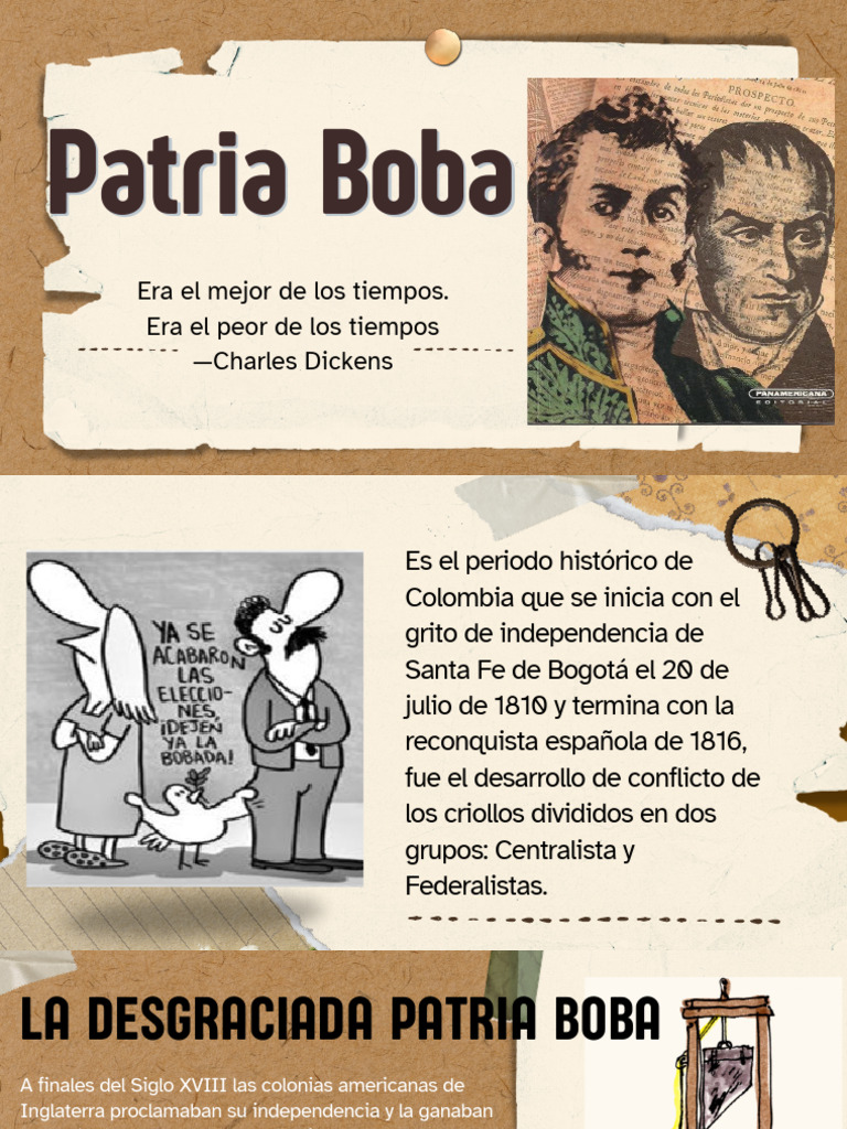Presentación Patria Boba | PDF