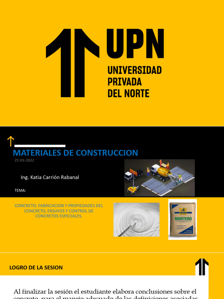 04 Tema - Concreto-2024 | PDF | Hormigón | Cemento