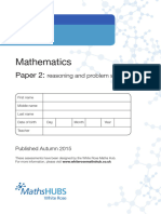 2023 Key Stage 2 Mathematics Paper 2 Reasoning-1 | PDF | Copyright | Area
