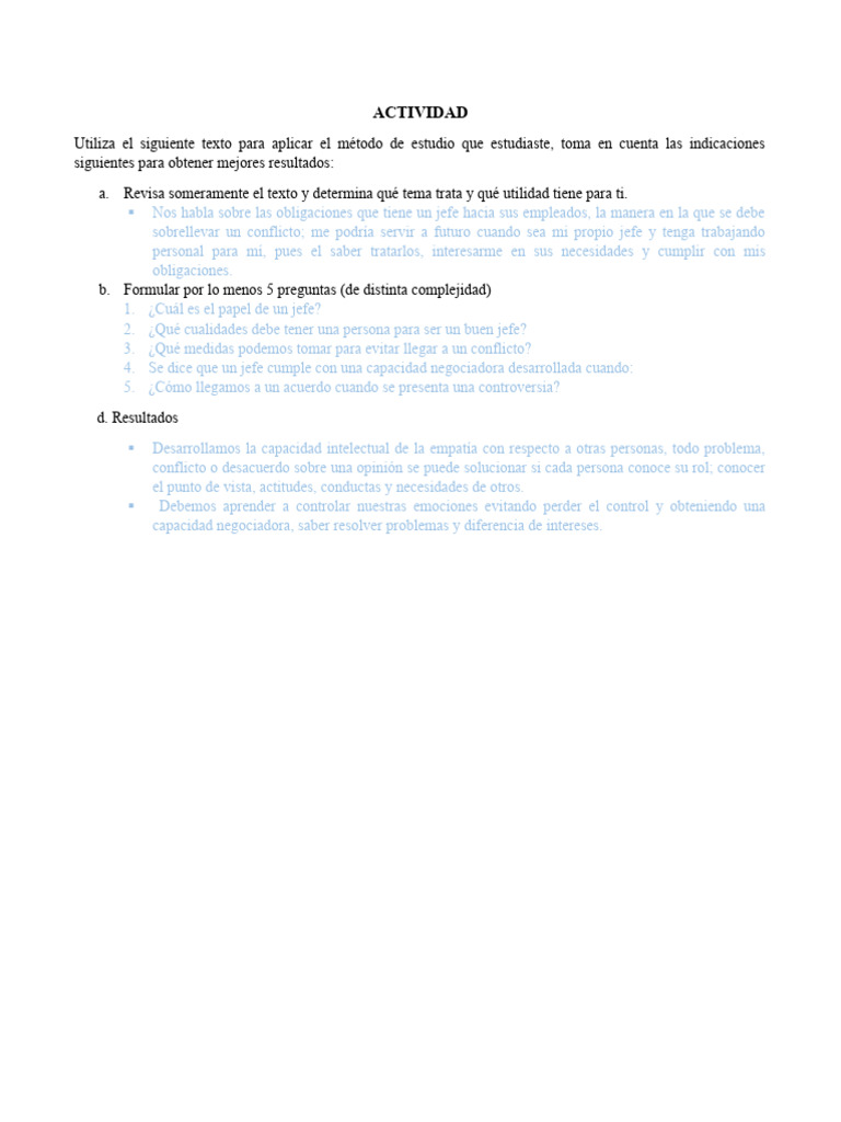 Actividad - Lectura Critica - Efghi - Comprension Lectora | PDF ...