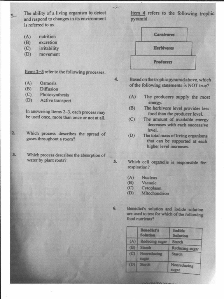 HSB p1 January 2020 | PDF