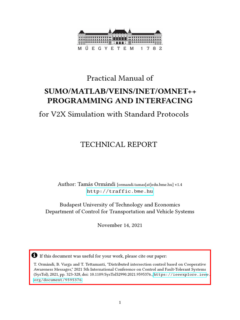 V2X Simulation Programming Guide | PDF | Software Development | Computer Engineering