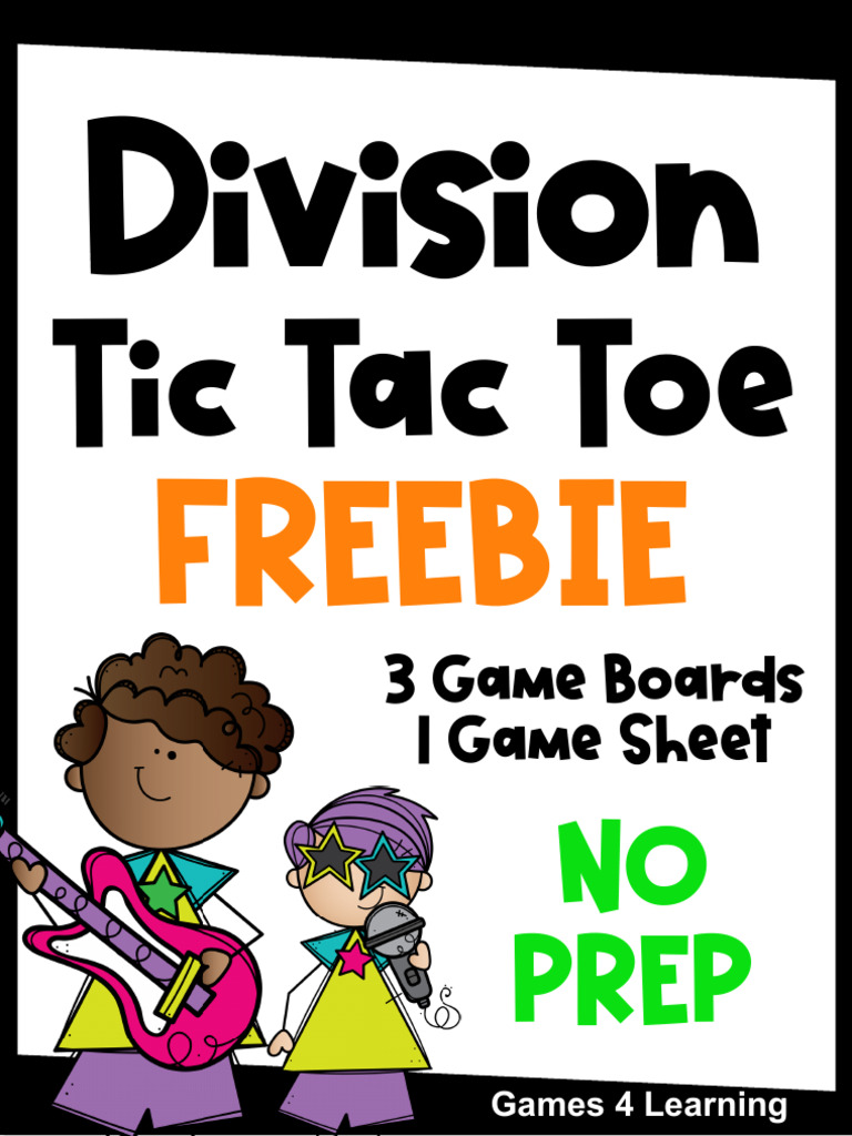 Division: Tic Tac Toe | PDF