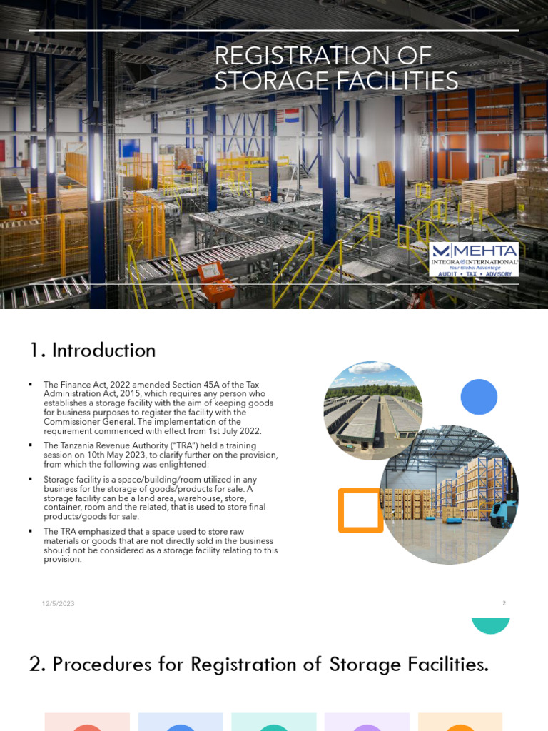 Registration of Storage Facility Requirement | PDF | Audit | Taxes