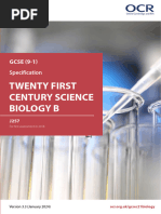 OCR A Level Biology A (H420) Specification | PDF | Endoplasmic ...