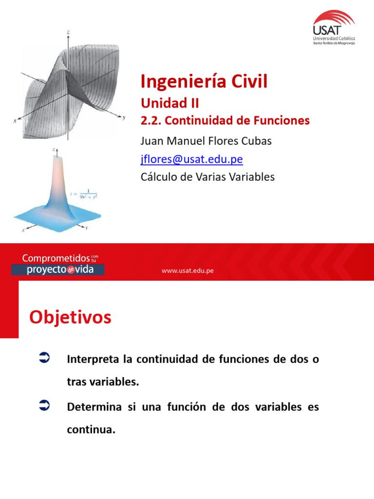 Continuidad de Funciones de Varias Variables | PDF | Función continua | Función (Matemáticas)